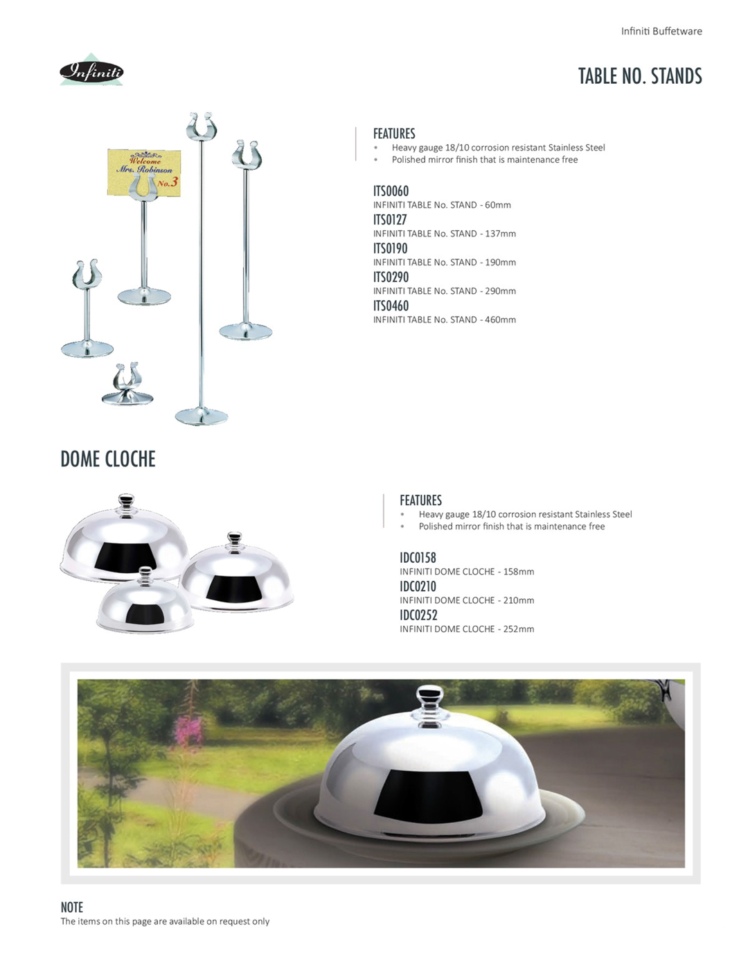 TABLE STANDS | PMB CATERING EQUIPMENT
