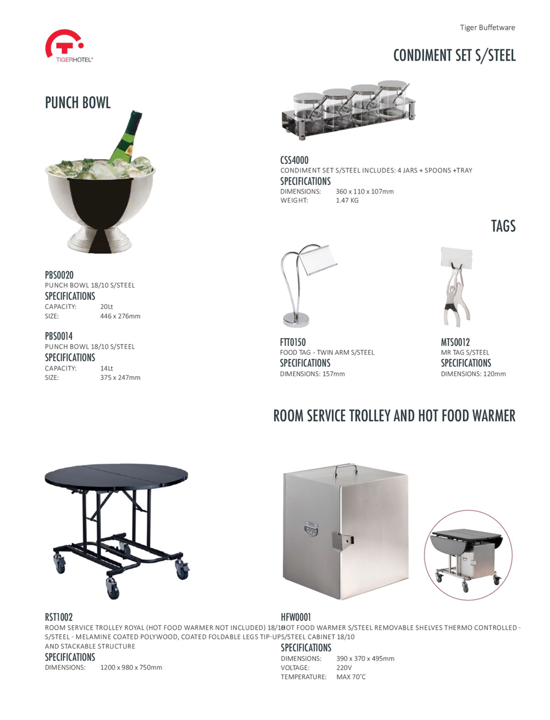 TABLE STANDS | PMB CATERING EQUIPMENT