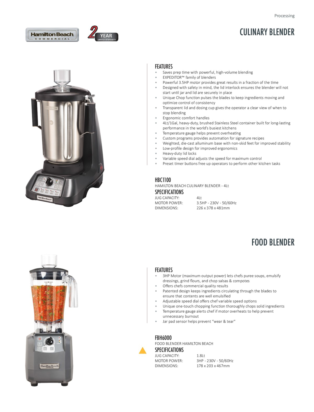 BLENDER | PMB CATERING EQUIPMENT