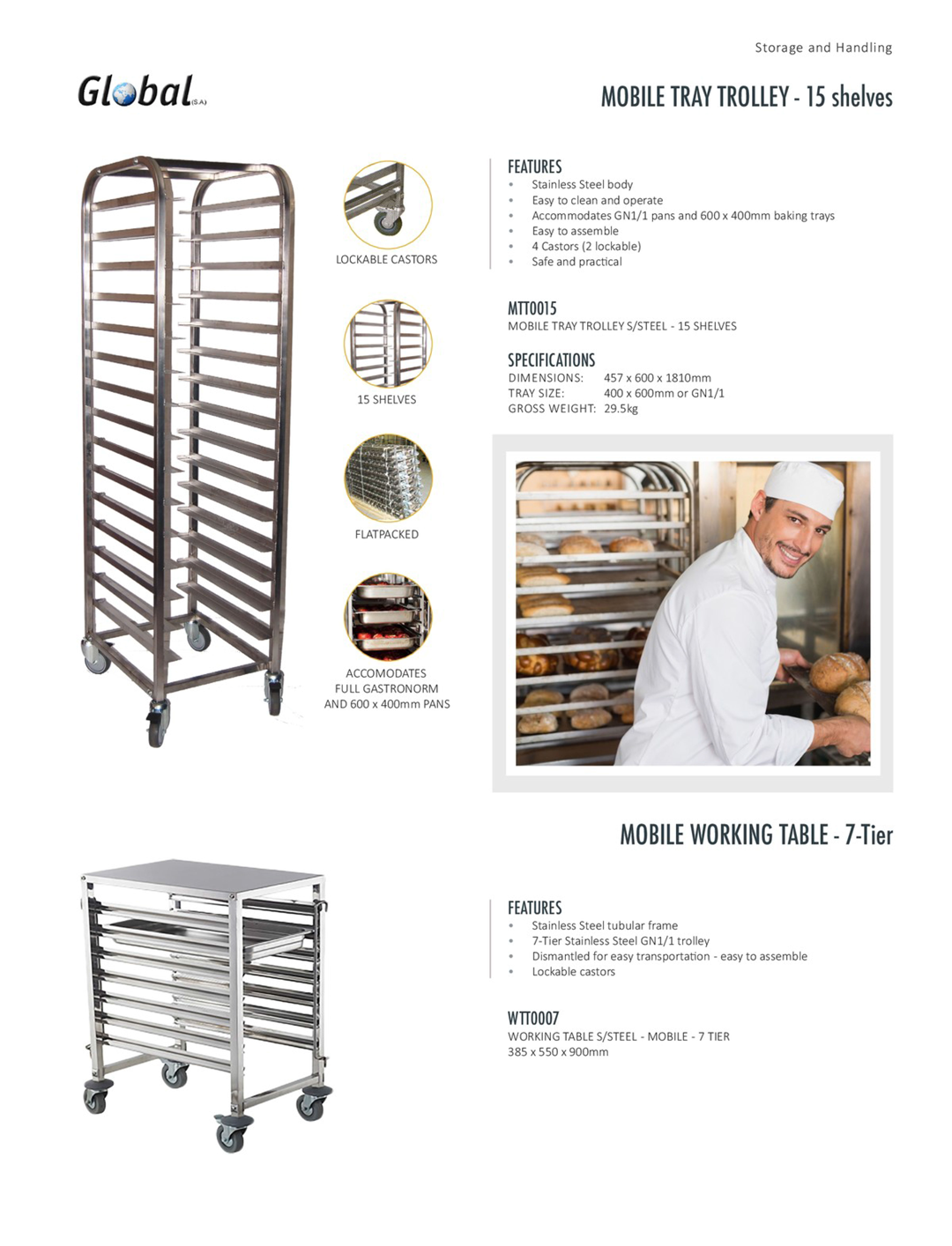 MOBILE TRAY TROLLEY | PMB CATERING EQUIPMENT